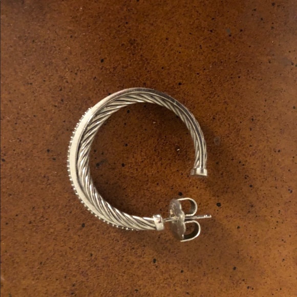 David Yurman | Jewelry | Authentic David Yurman Hoop Earrings W ...